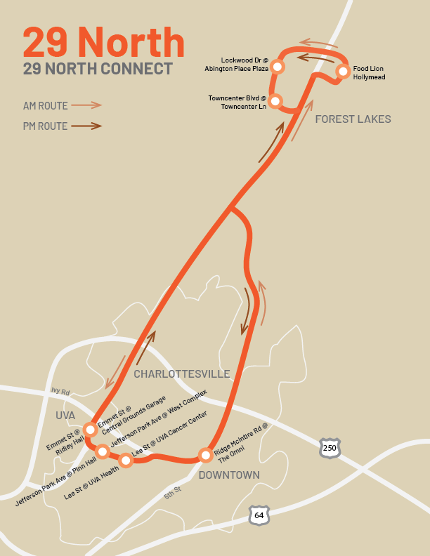 29 North CONNECT Service Schedule - Jaunt